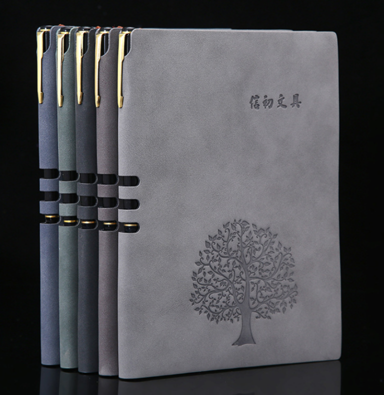 a5 notebook set soft surface business notebook