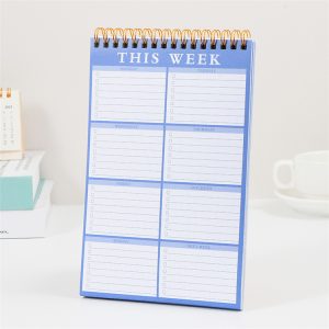 Daily planner A5 full English time management list
